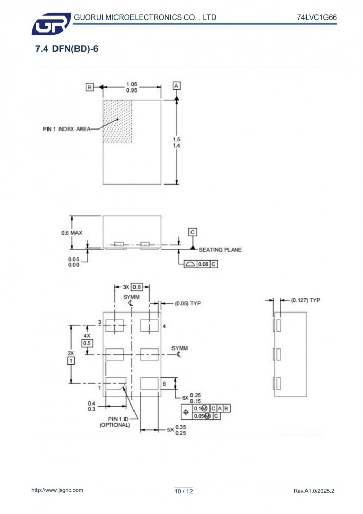 74LVC1G66 datasheet page 10