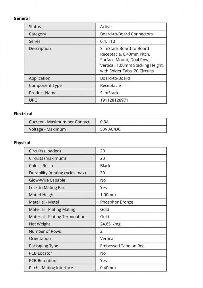 Product document page 2