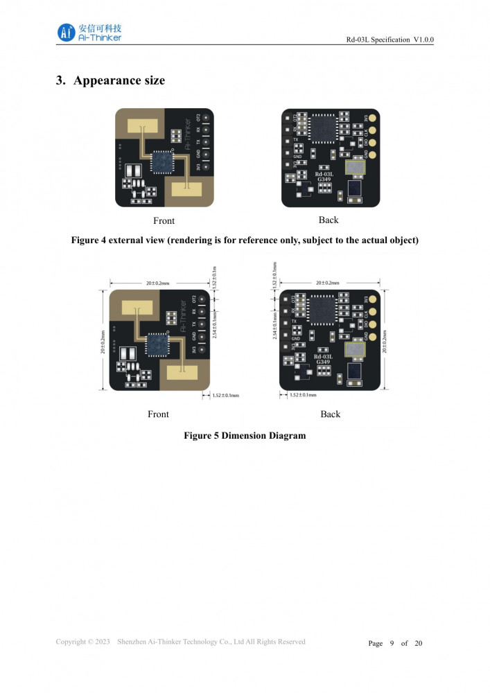 Rd-03L specification page 9