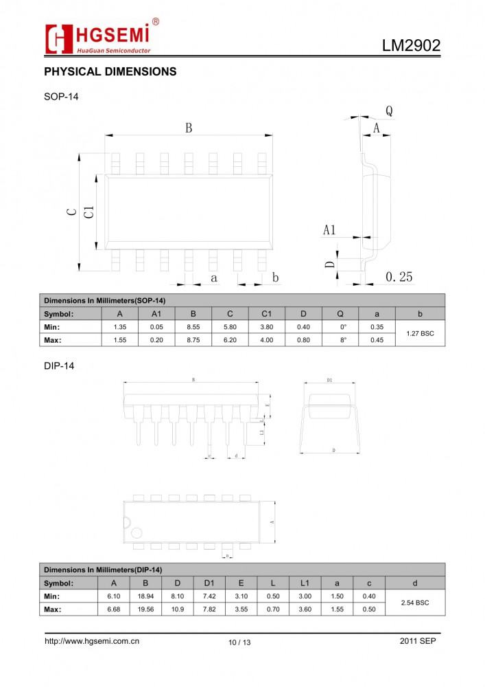 LM2902N datasheet page 10