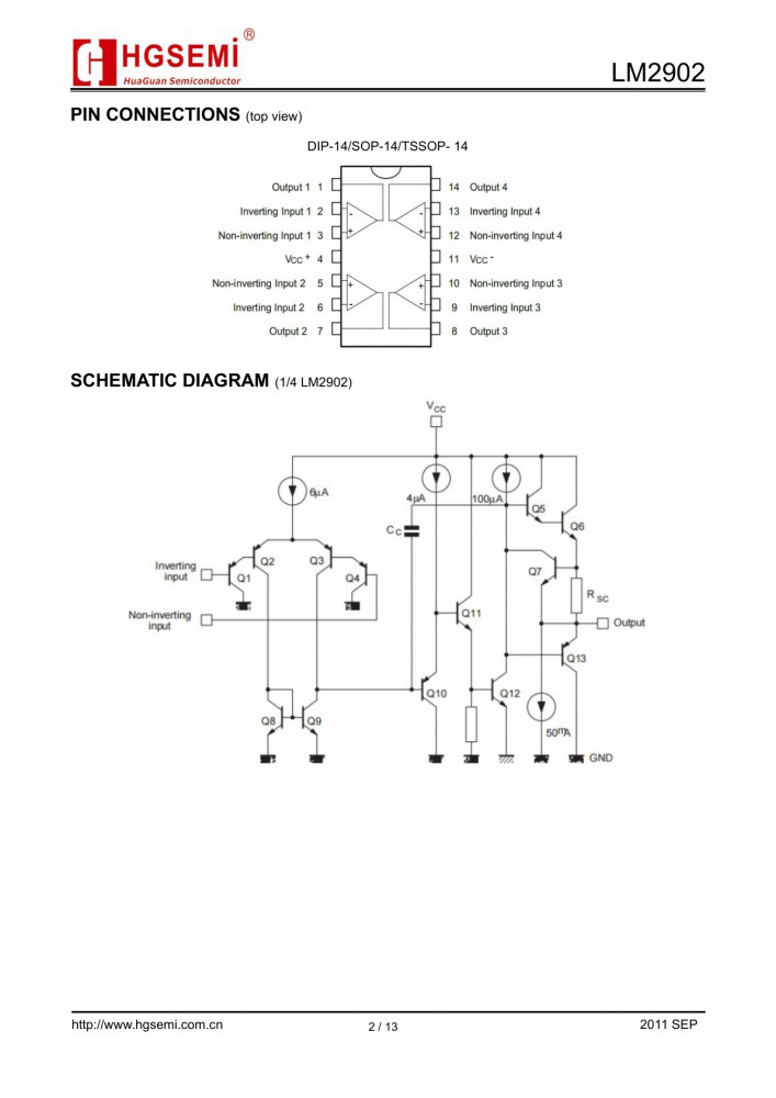 LM2902N datasheet page 2