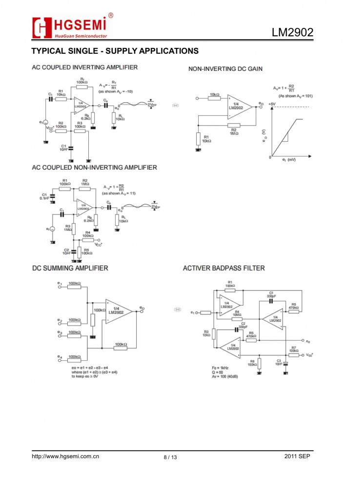 LM2902N datasheet page 8