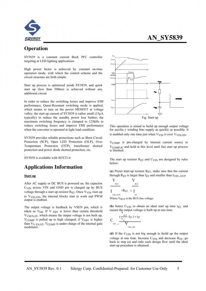 SY5839ABC datasheet page 5