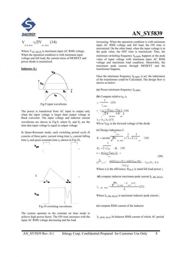 SY5839ABC datasheet page 8