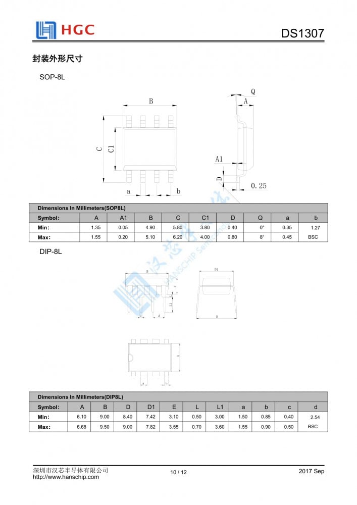 DS1307IDRG datasheet page 10
