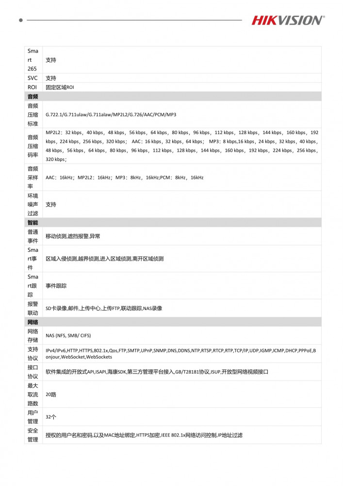 DS-2DC7223IW-DE(F) technical document page 5