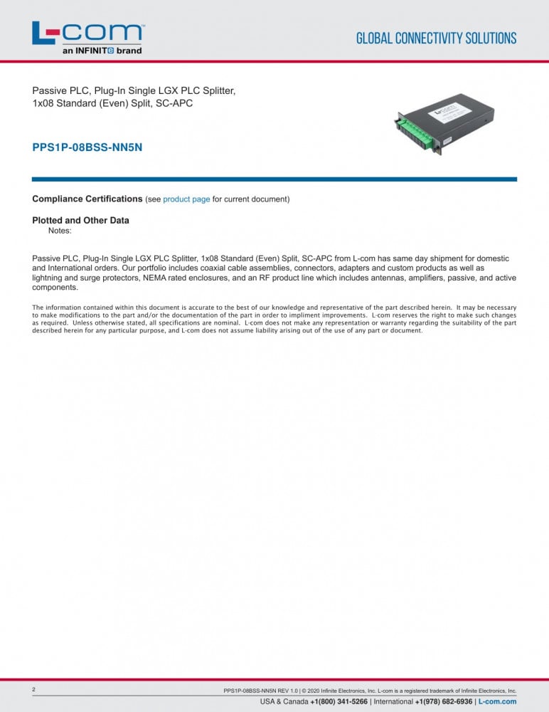 PPS1P-08BSS-NN5N product document page 2