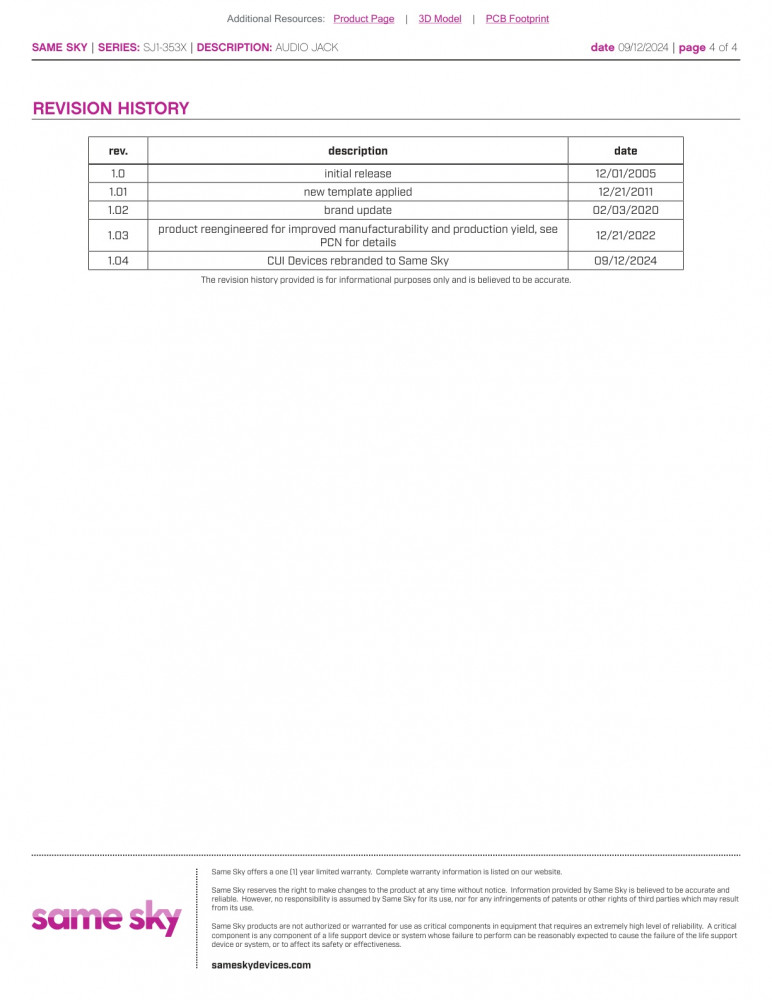 SJ1-3534 technical document page 4