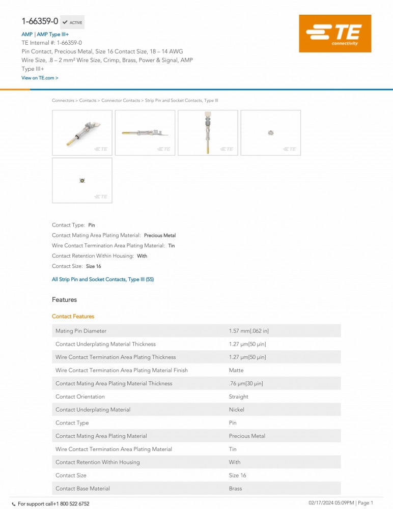 1-66359-0 technical document page 1
