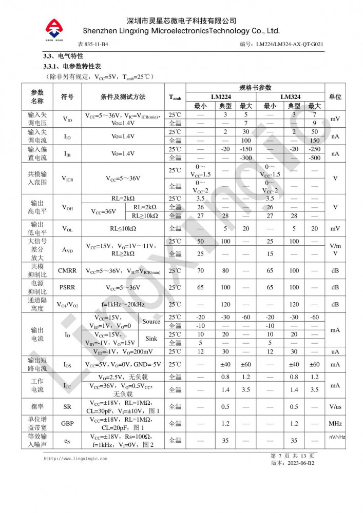 LM324N(LX) datasheet page 7