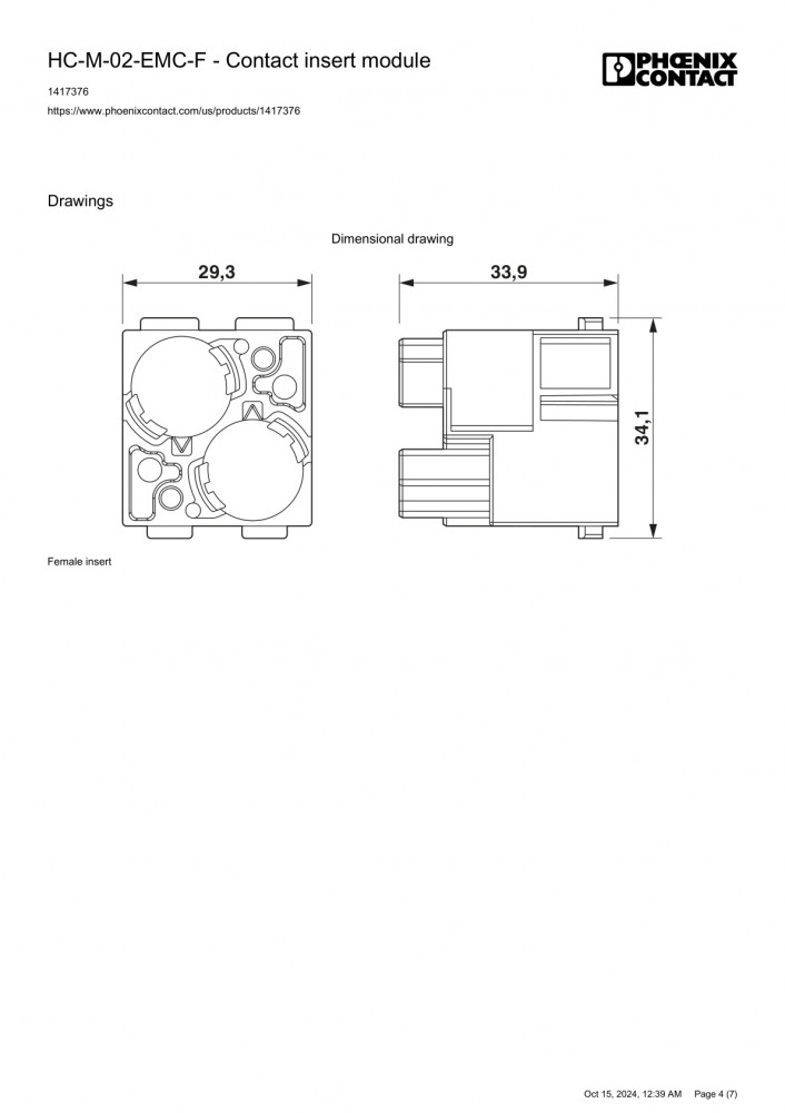 Phoenix Contact 1417376 technical document page 4