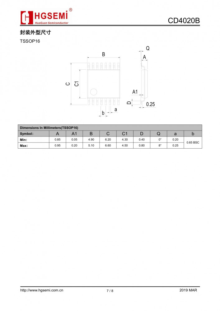 CD4020BMT/TR datasheet page 7