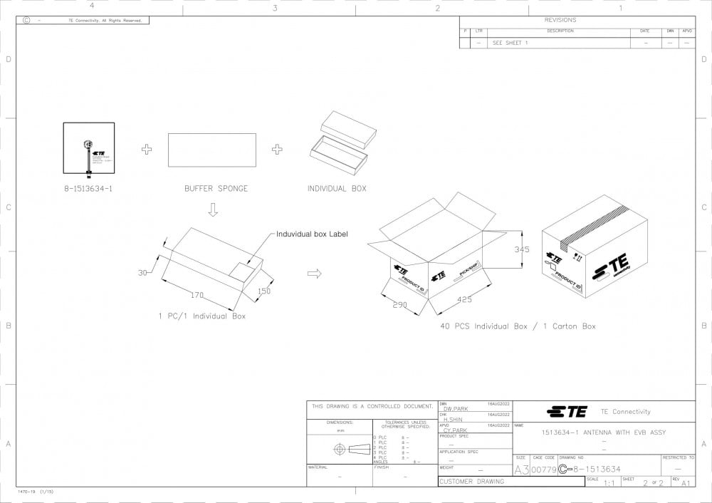 TE Connectivity 8-1513634-1 technical drawing page 2