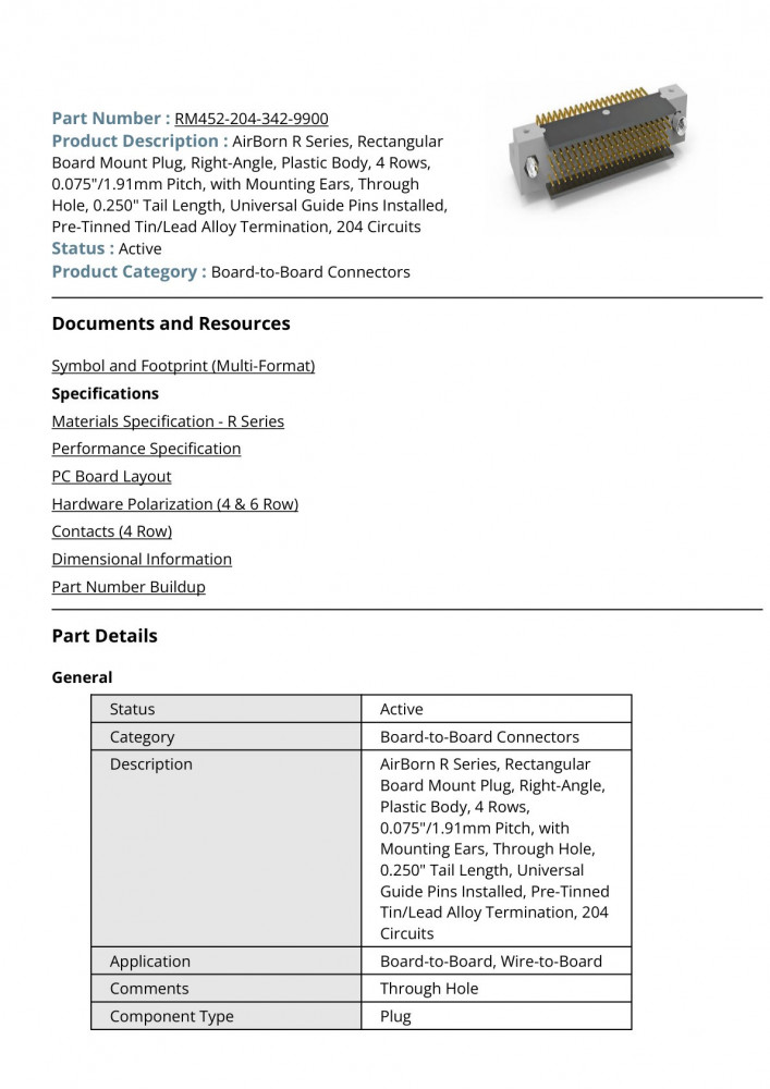 RM452-204-342-9900 product documentation, page 1