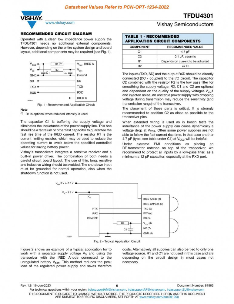 TFDU4301 datasheet page 6