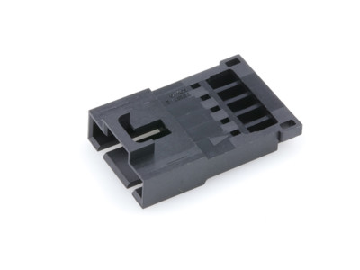 SL Wire-to-Wire Crimp Housing, Single Row, Free Hanging Plug with TPA Feature, 5 Circuits, Black for sale