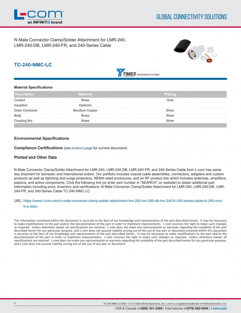 TC-240-NMC-LC technical document page 2