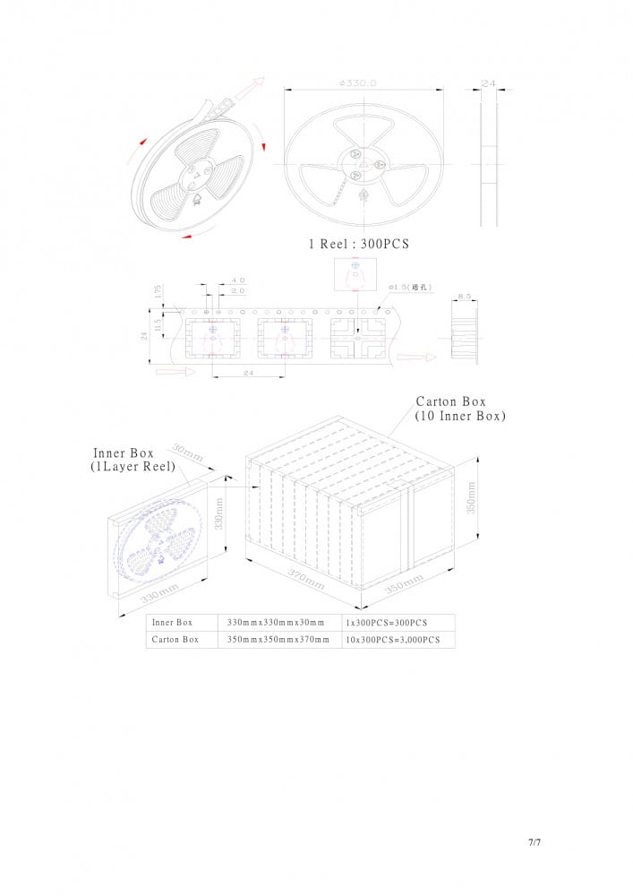 GSC1407YB-3V4000 specification approval page 7