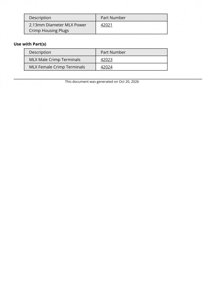 MOLEX 366480021 technical document, page 3