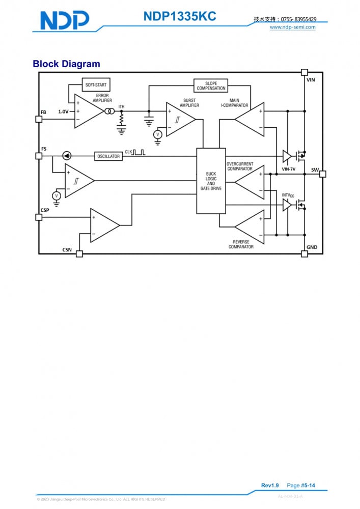 NDP1335KC datasheet page 5