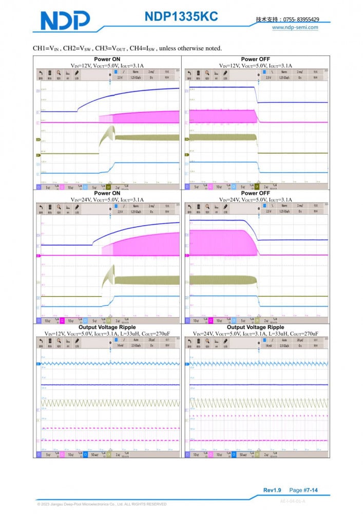 NDP1335KC datasheet page 7