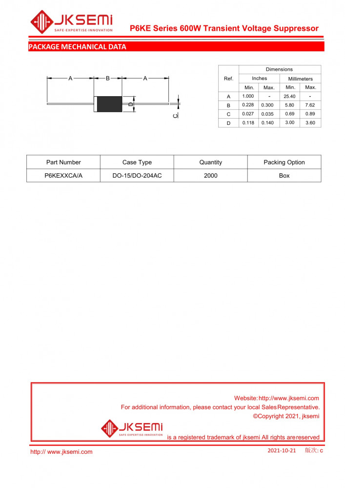 P6KE series datasheet page 5