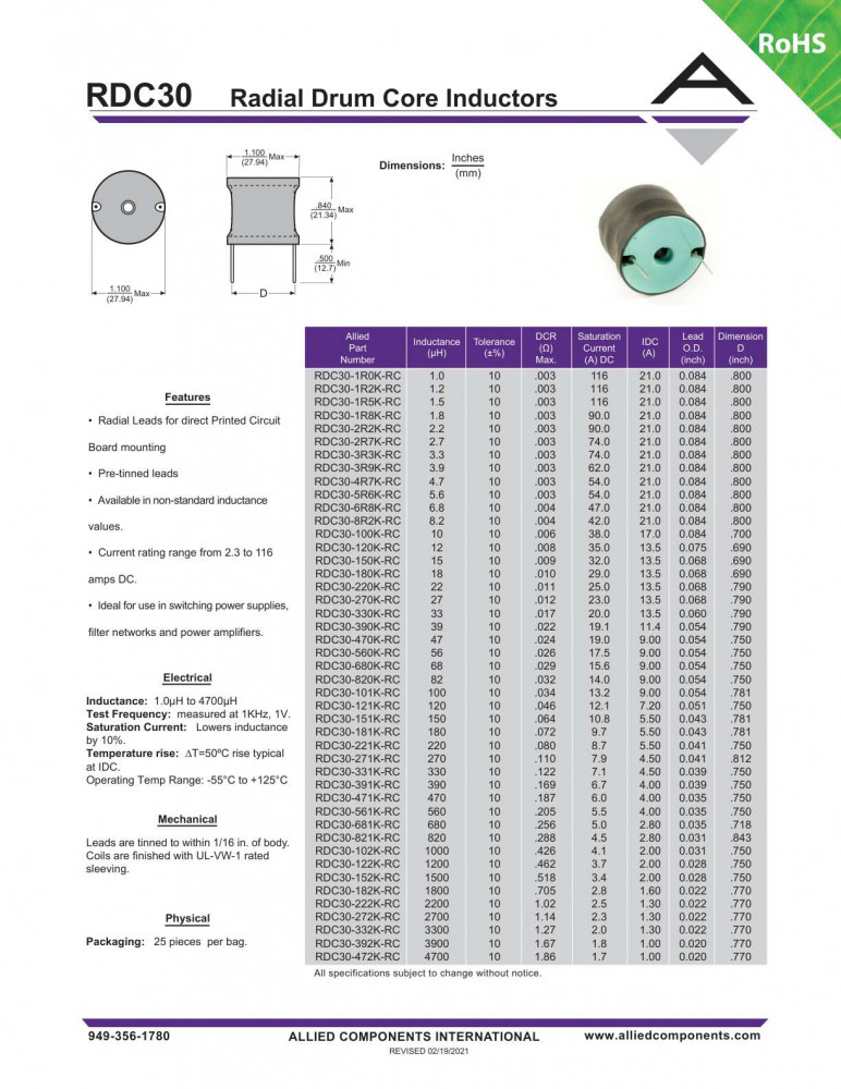 RDC30 series product documentation image