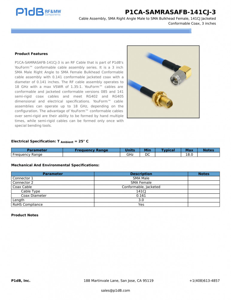 P1CA-SAMRASAFB-141CJ-3 product document image