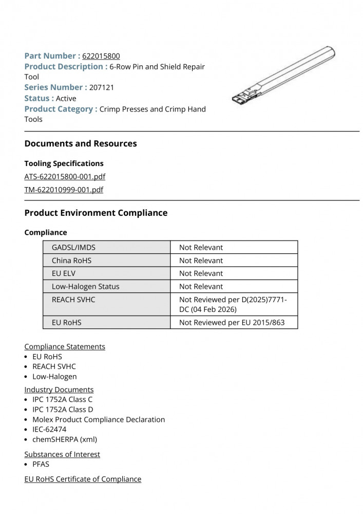 622015800 tooling document image 1