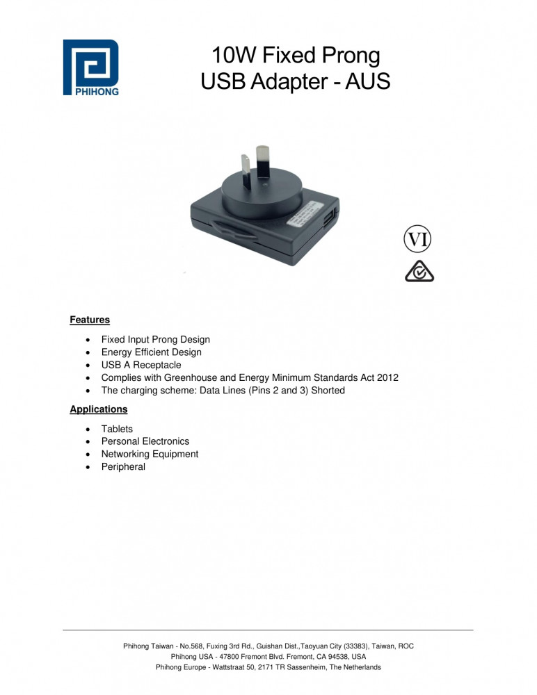 PSA10FS datasheet page 1