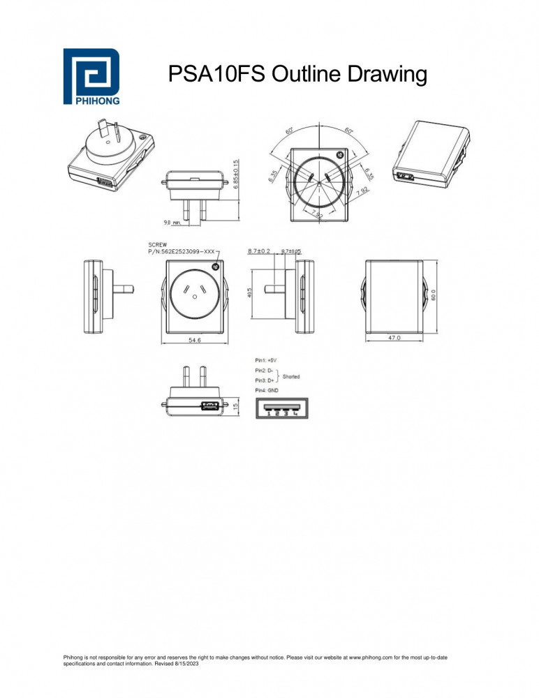 PSA10FS datasheet page 3