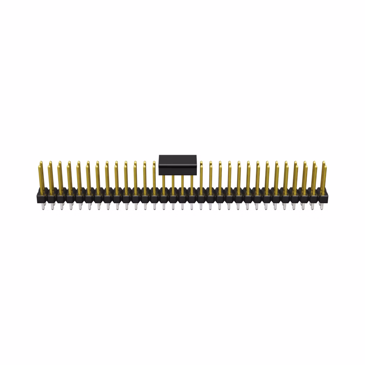 C-Grid Header, 2.54mm Pitch, Through Hole, Dual Row, Vertical, 62 Circuits, 0.75µm Gold (Au) Plating, Tape and Reel Packaging with Cap, Lead-Free for sale