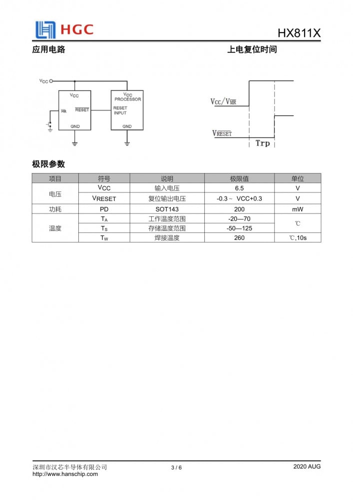 HX811RDB4RG datasheet page 3
