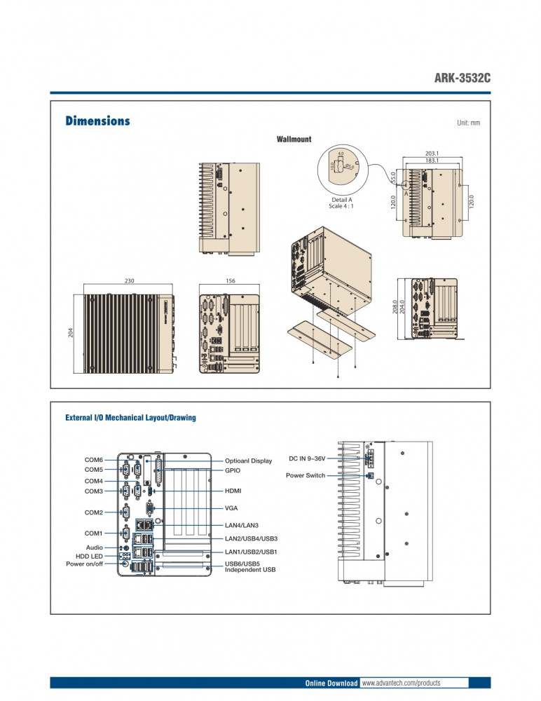 ARK-3532C product documentation page 2