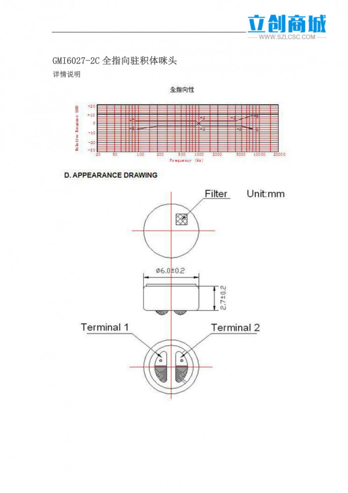GMI6027-2C-36db technical document page 1