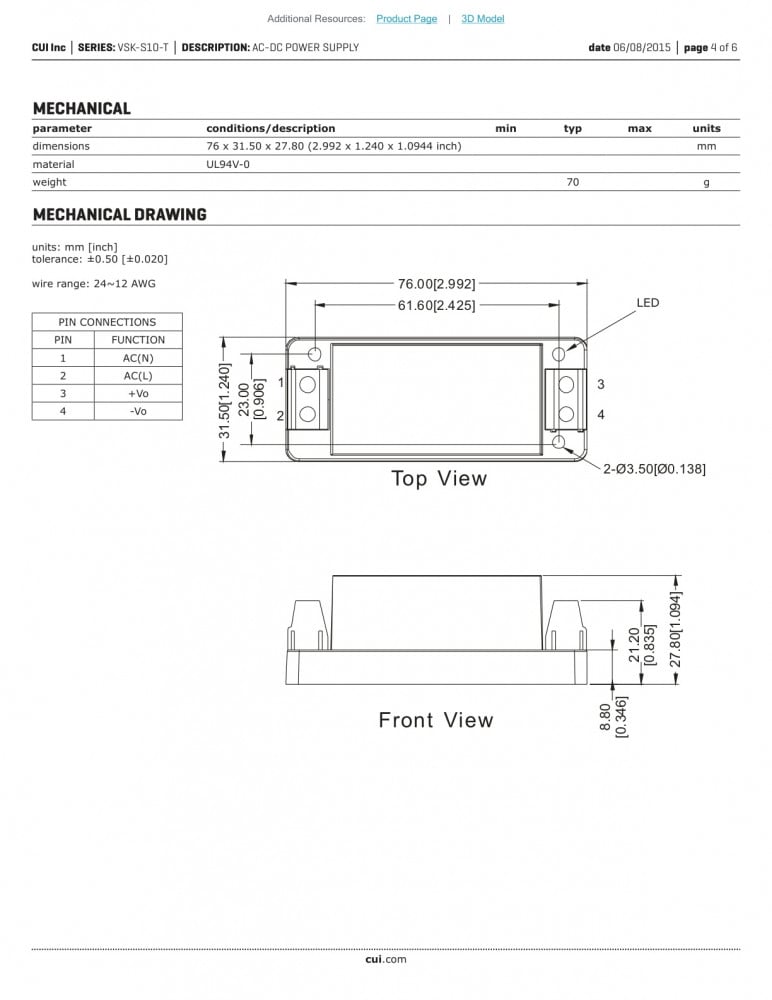 VSK-S10-15UA-T datasheet page 4
