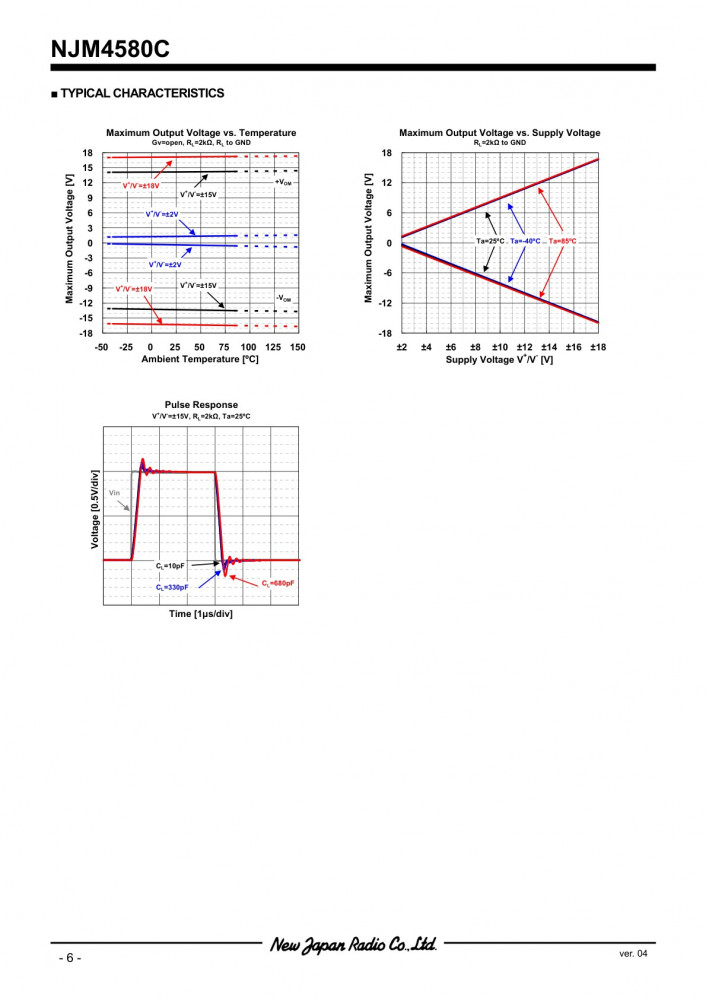 NJM4580C datasheet page 6