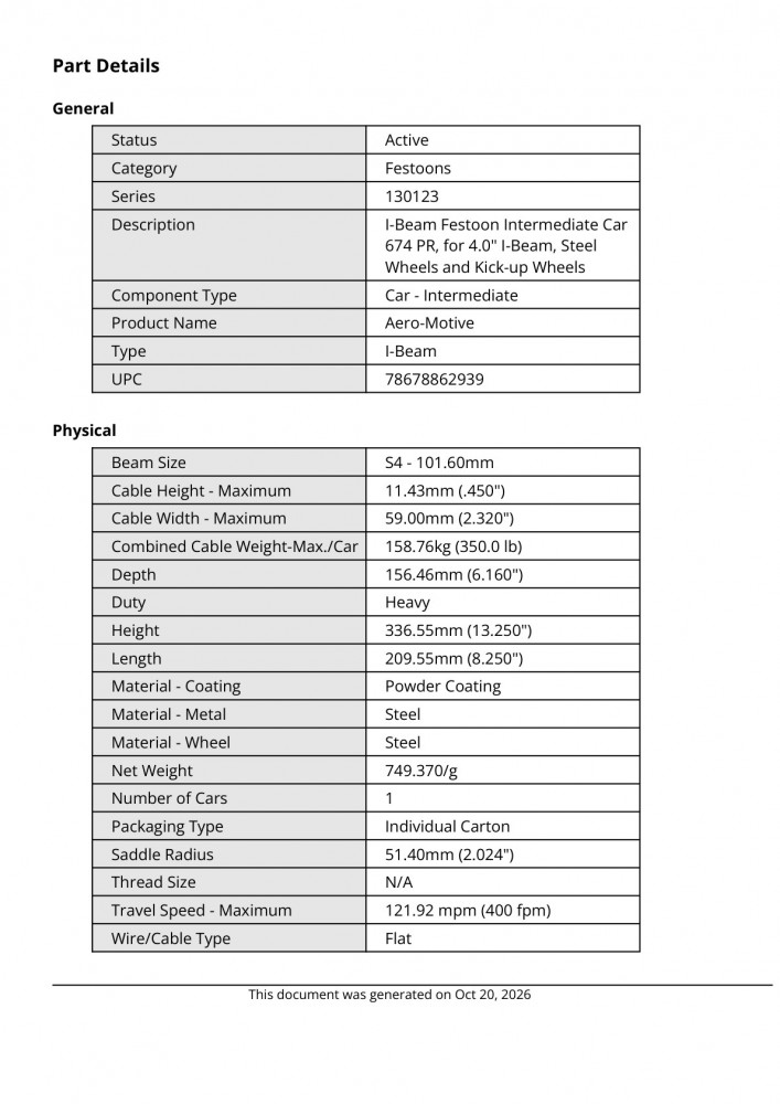 Technical document page 2 for MOLEX 1301230154