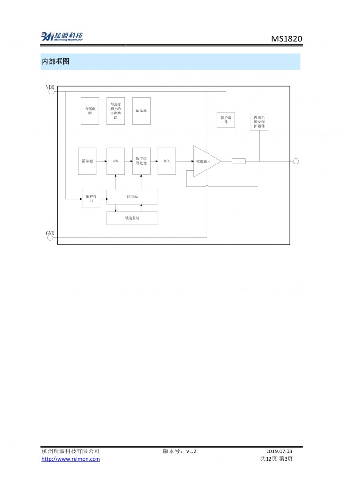 MS1820 datasheet page 3