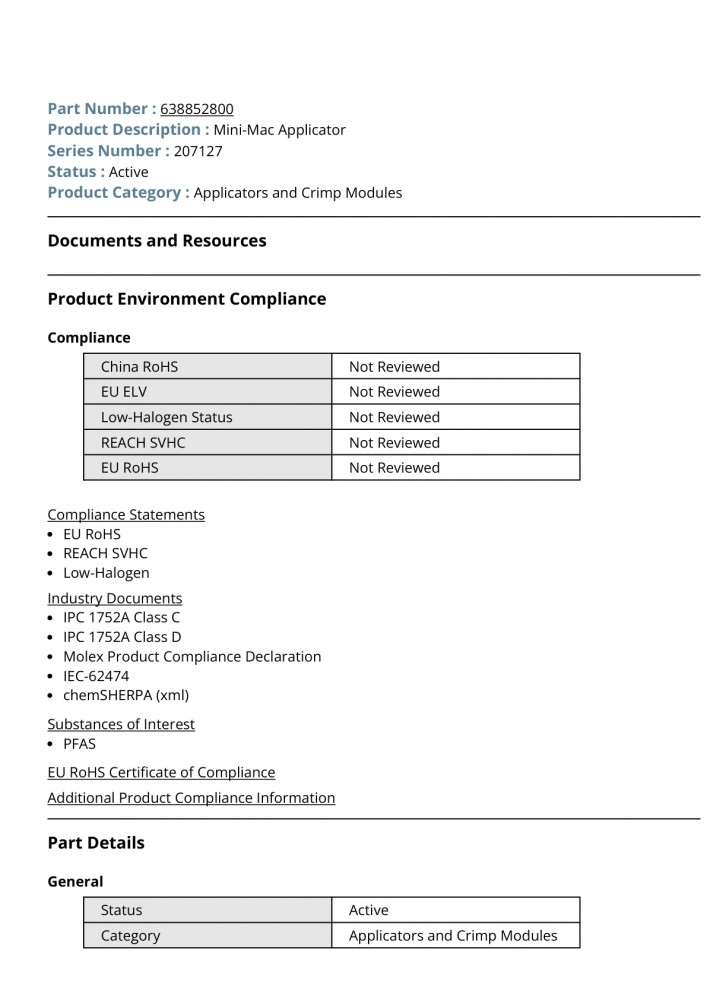 Product document preview, page 1