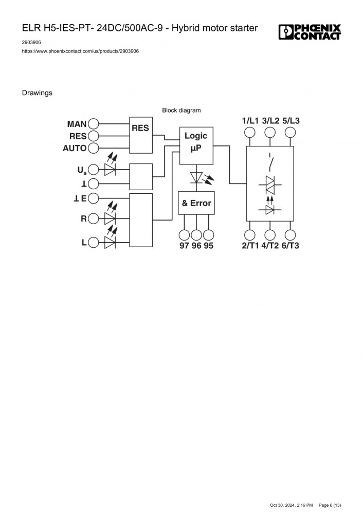 Phoenix Contact 2903906 technical document page 6