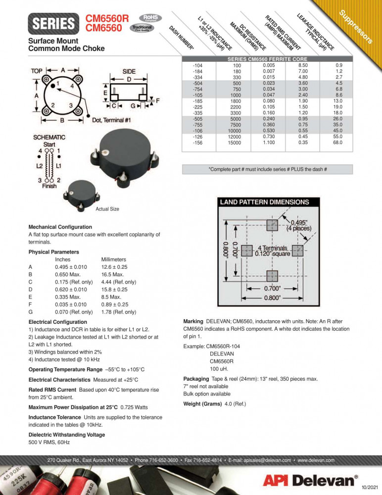 CM6560R-126 datasheet page
