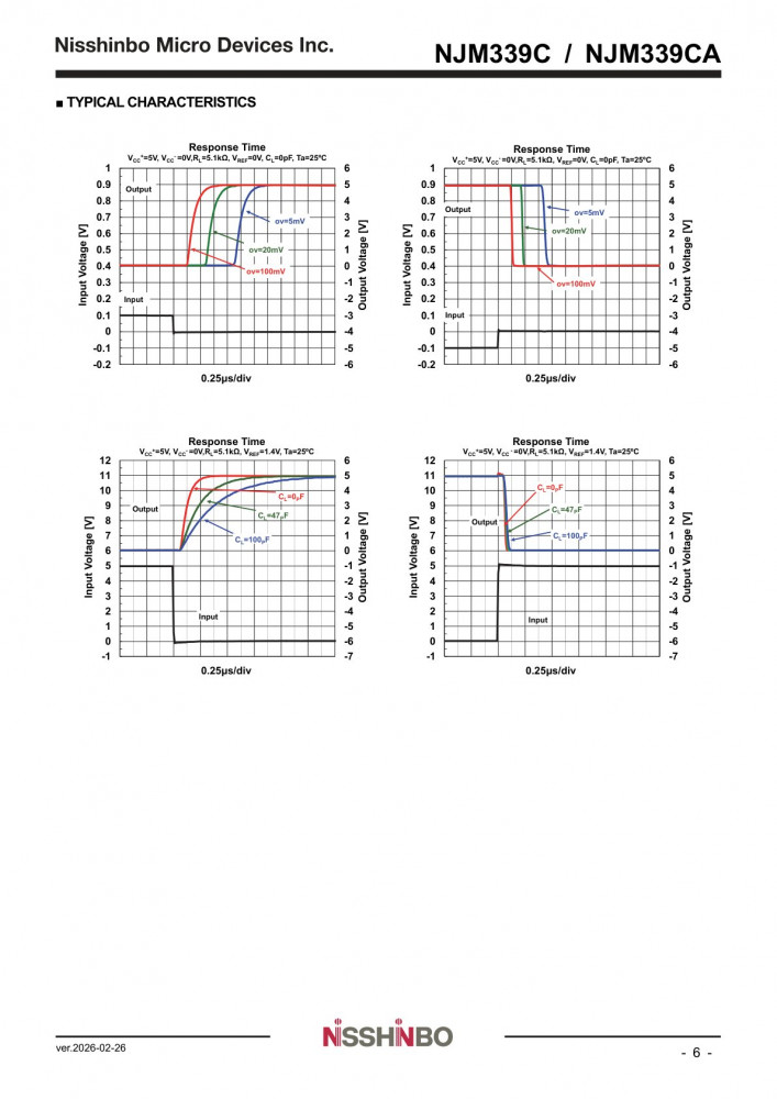 NJM339CA technical document page 6
