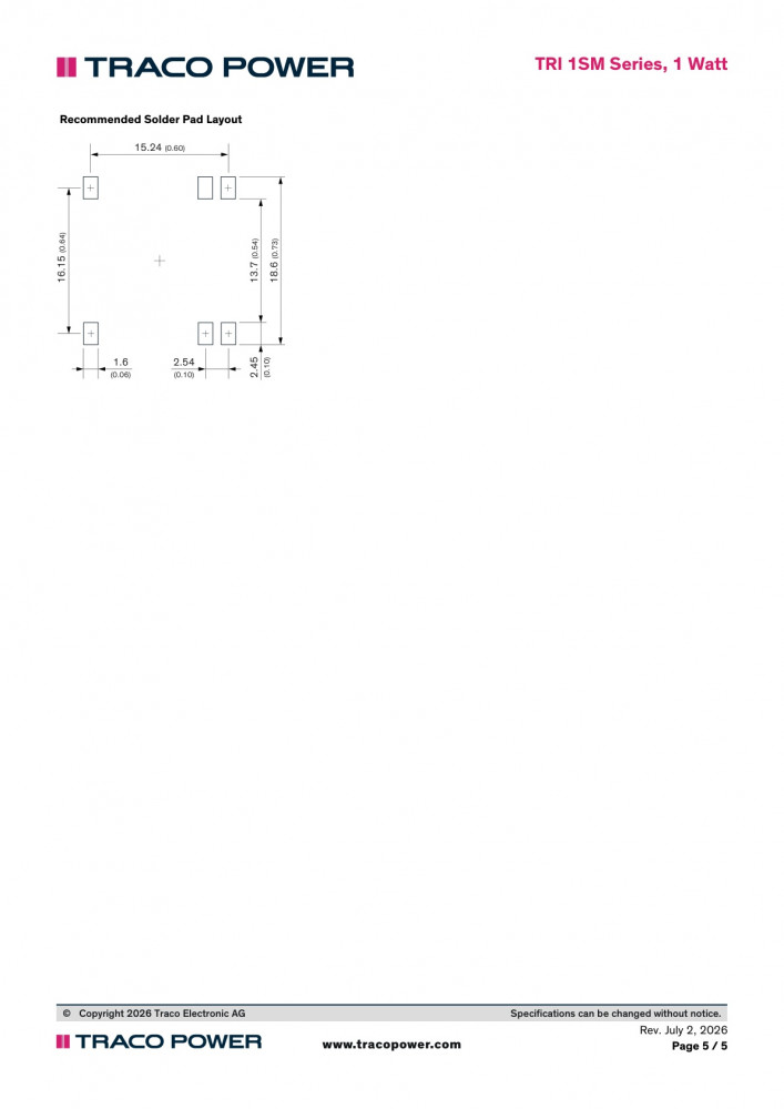 TRI 1SM technical document page 5