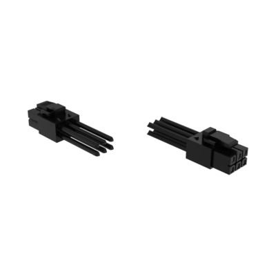 Mini-Fit Max-to-Mini-Fit Max Off-the-Shelf (OTS) Cable Assembly, Dual Row, Matte Tin (Sn) Plating, 6 Circuits, 600.00mm Length, Black for sale