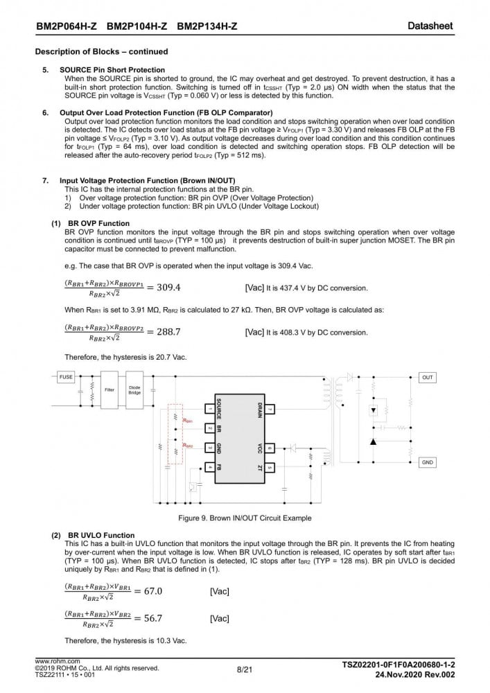 BM2P104H-Z datasheet page 8