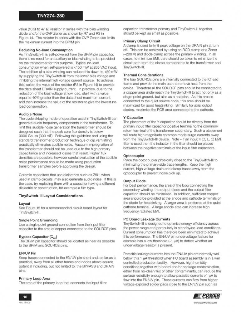 TNY275PN document page 10