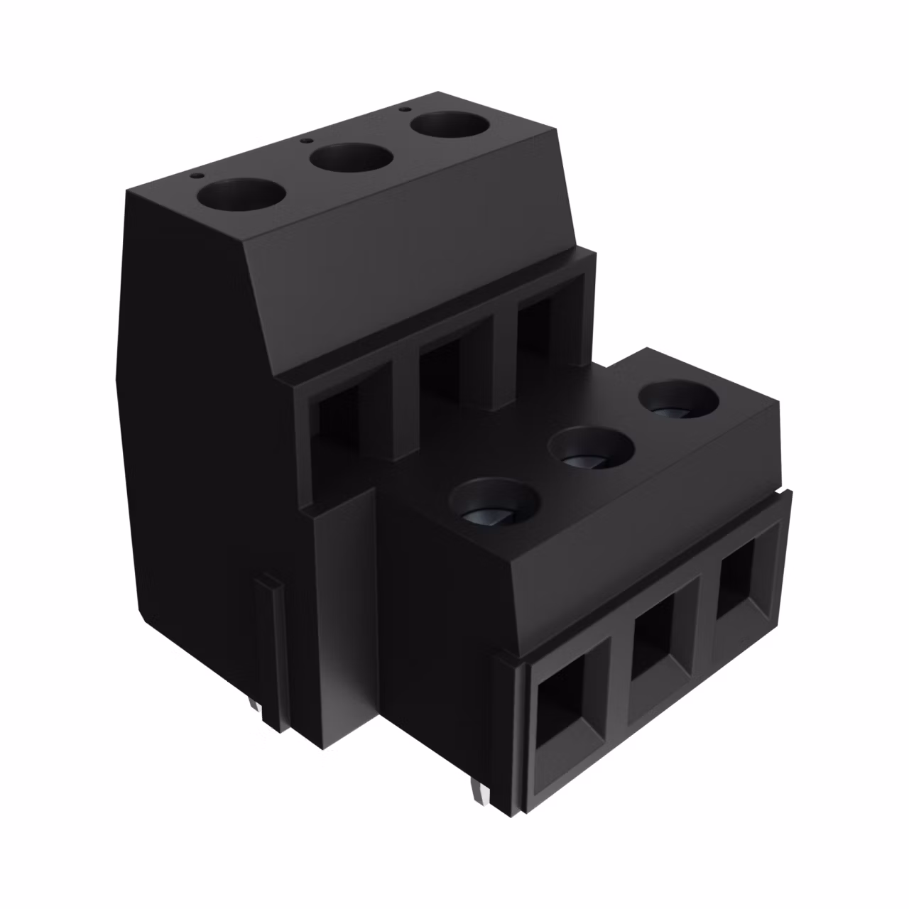 5.08mm Pitch Beau Eurostyle Low Profile, Two Level Terminal Block, Modular, 6 Circuits for sale