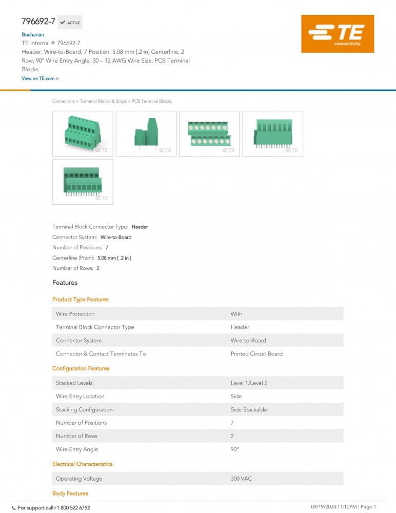796692-7 technical document page 1