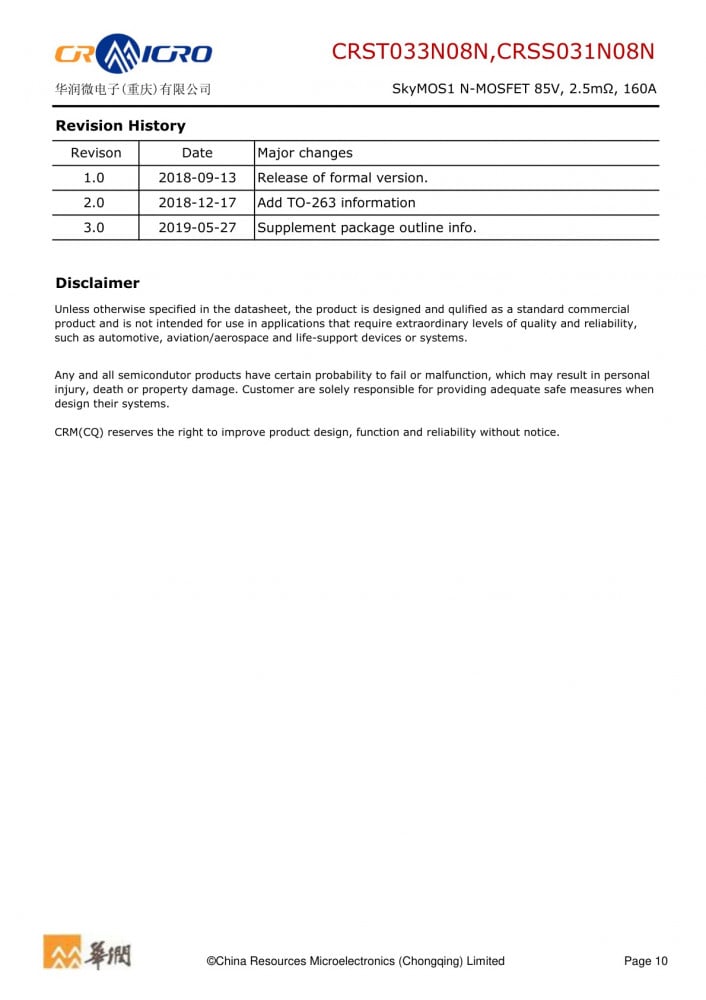 CRSS031N08N datasheet page 10